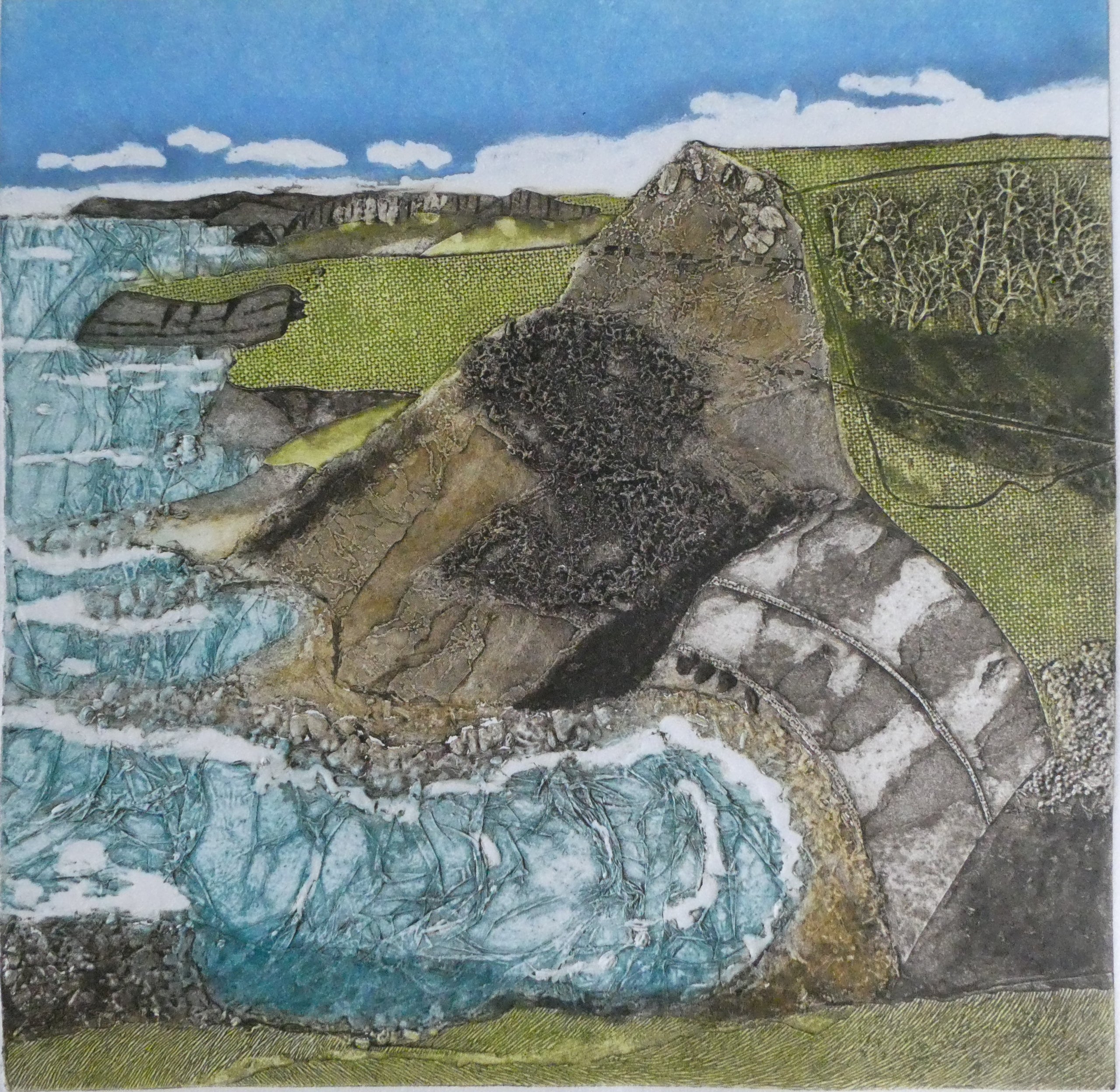Limited edition print of Chapman's Pool on the Jurassic Coast by Dorset ...