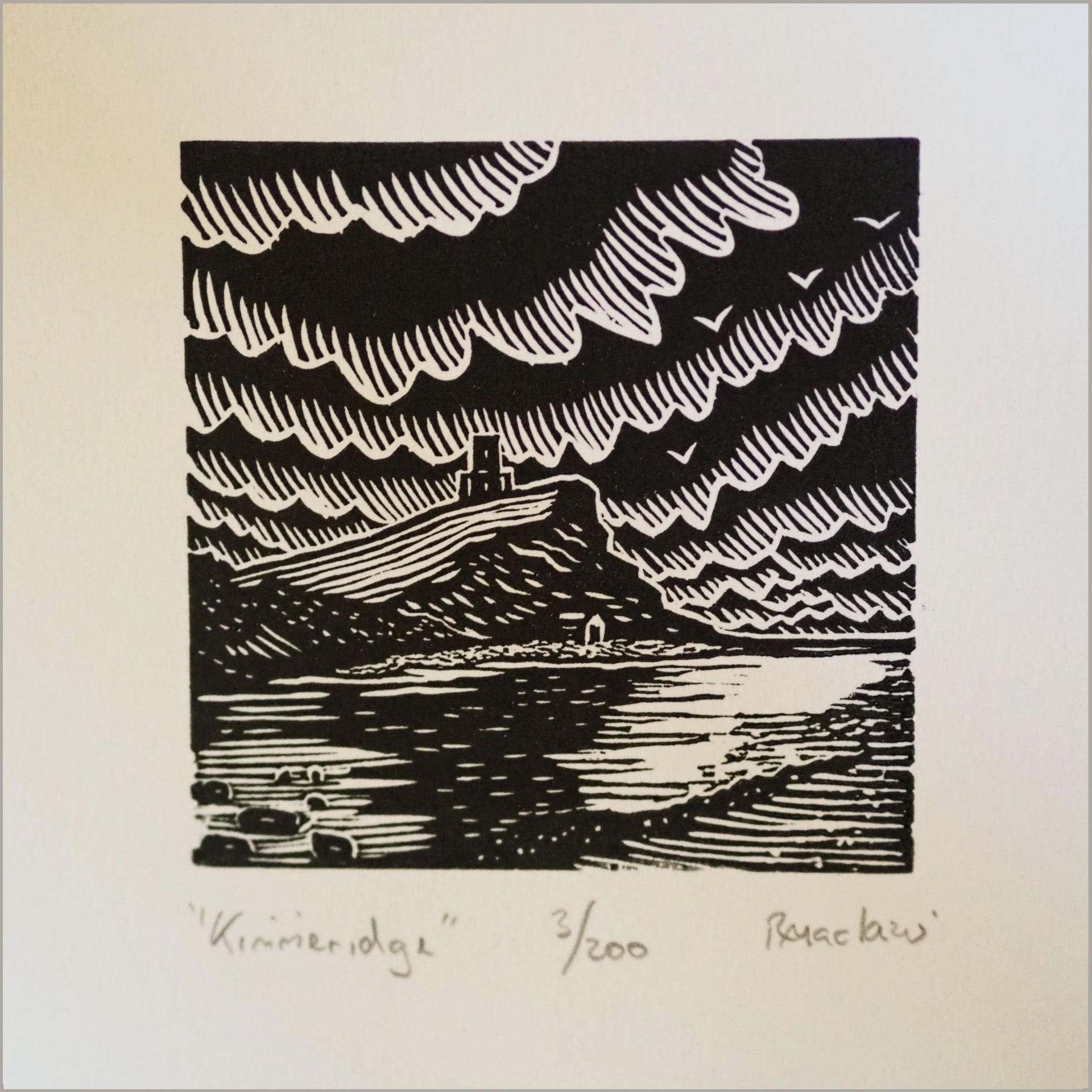 Miniature print of Kimmeridge on Dorset's Jurassic Coast | FOLDE Dorset