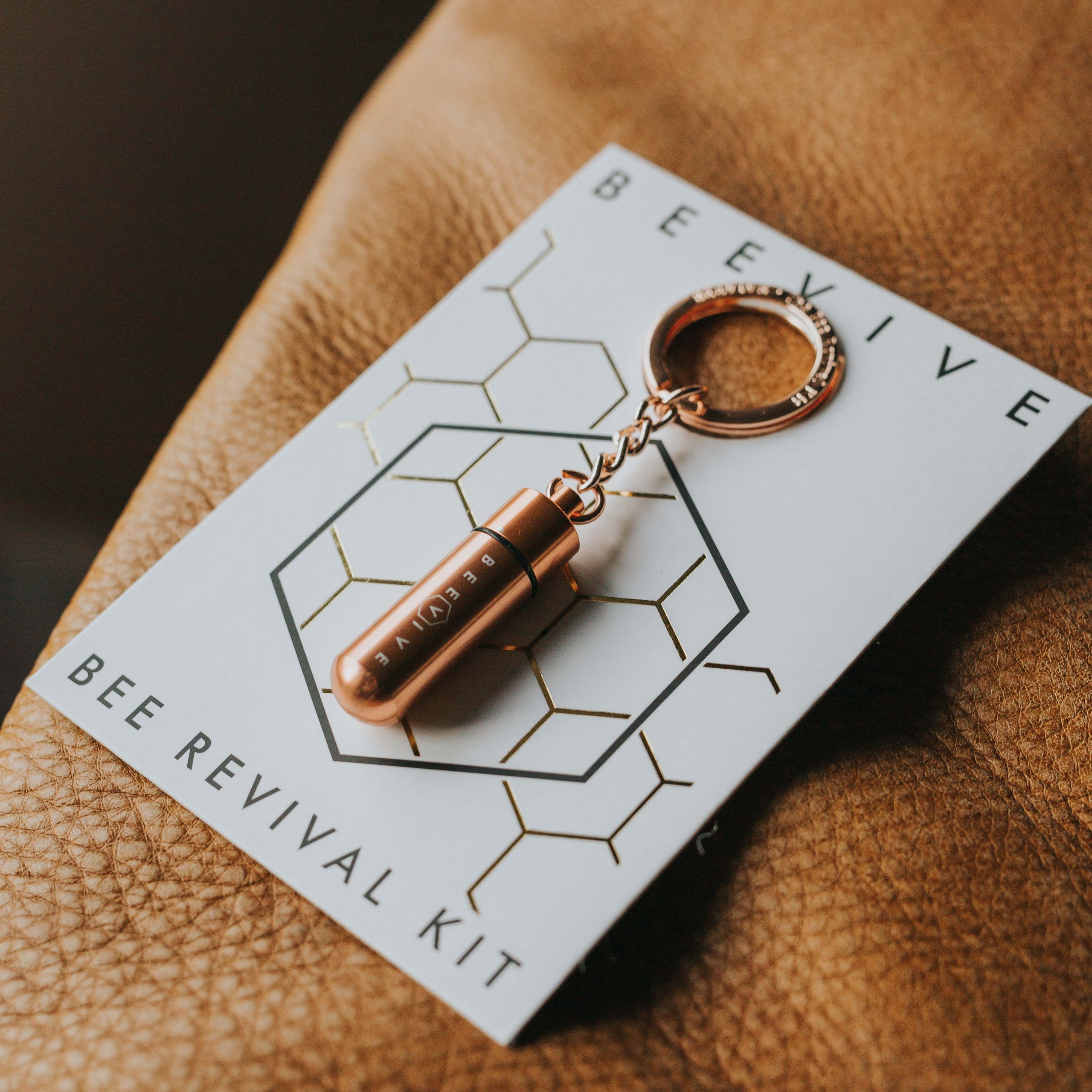 Beevive bee revival kit keyring | FOLDE Dorset